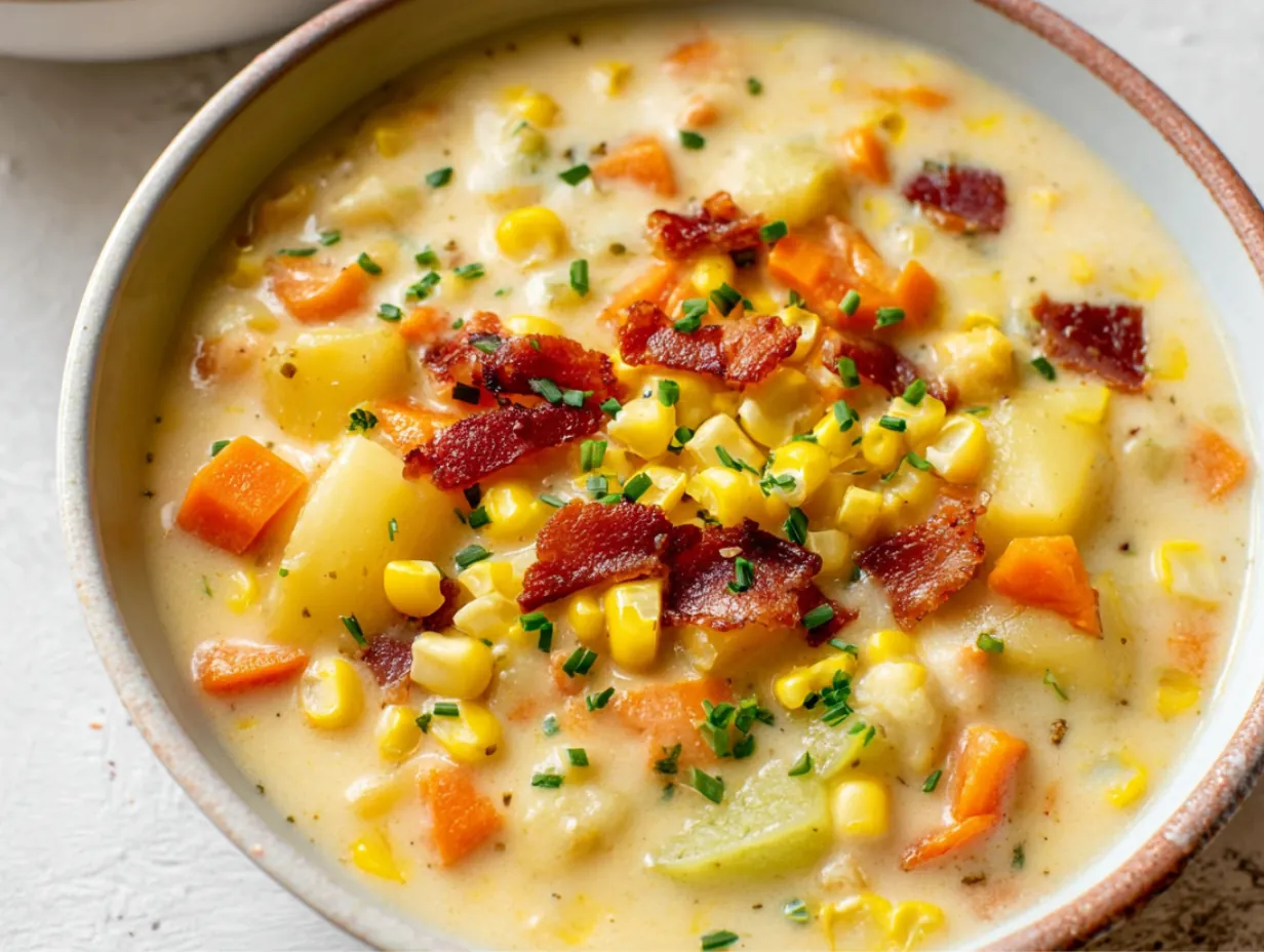 Creamy Corn Chowder Recipe | 5-Star Comfort Soup You'll Love